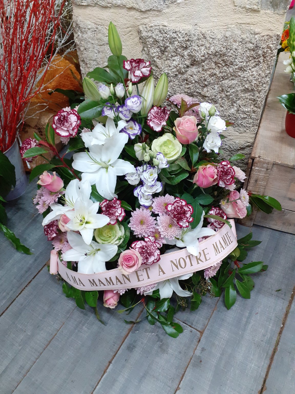 Fleurs de deuil et condoléances à Alençon avec Atelier Floral